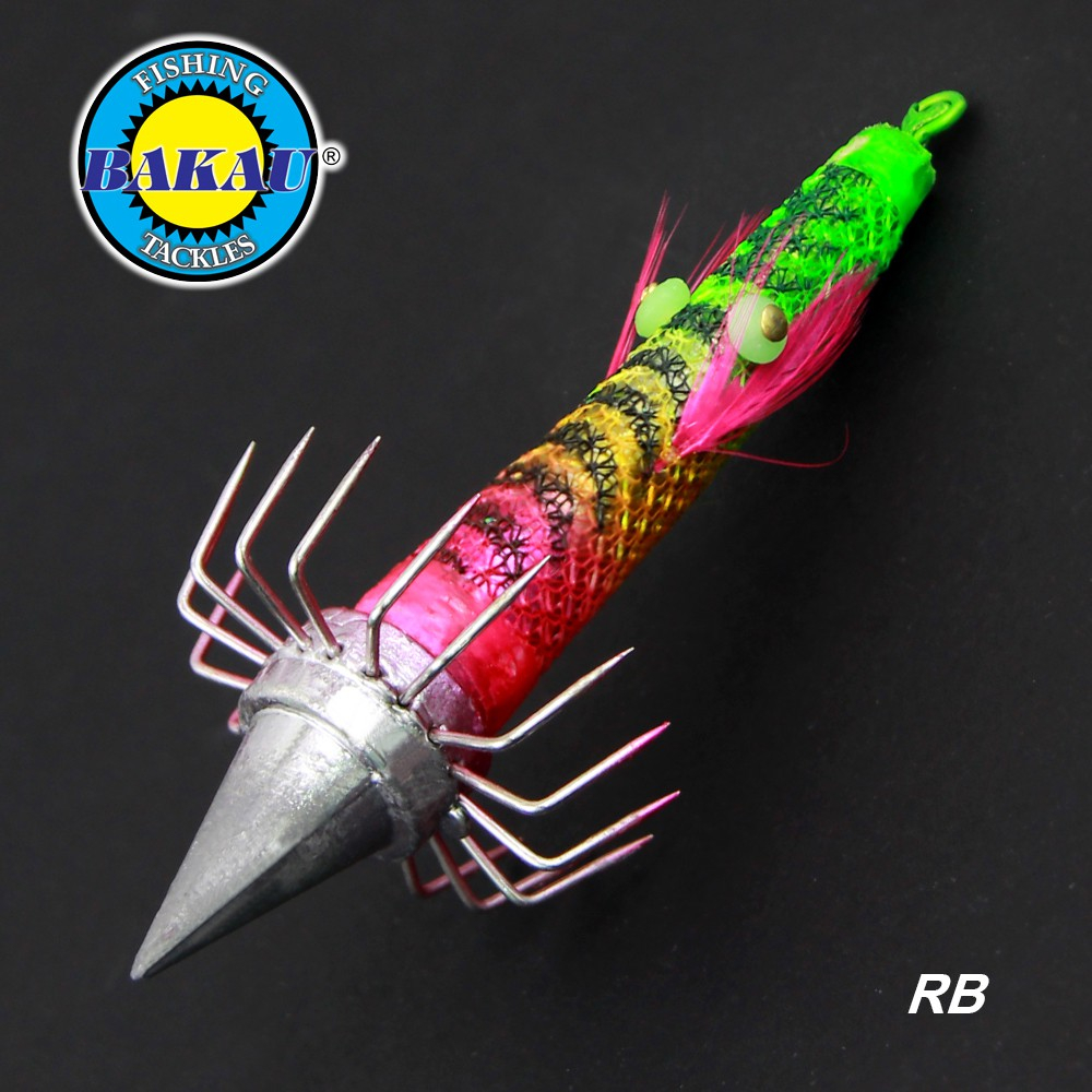 (65g-80g) Bakau Rocket Squid Jig BRSJ Umpan Pancing (9cm-10cm) Candat Roket | Shopee Malaysia