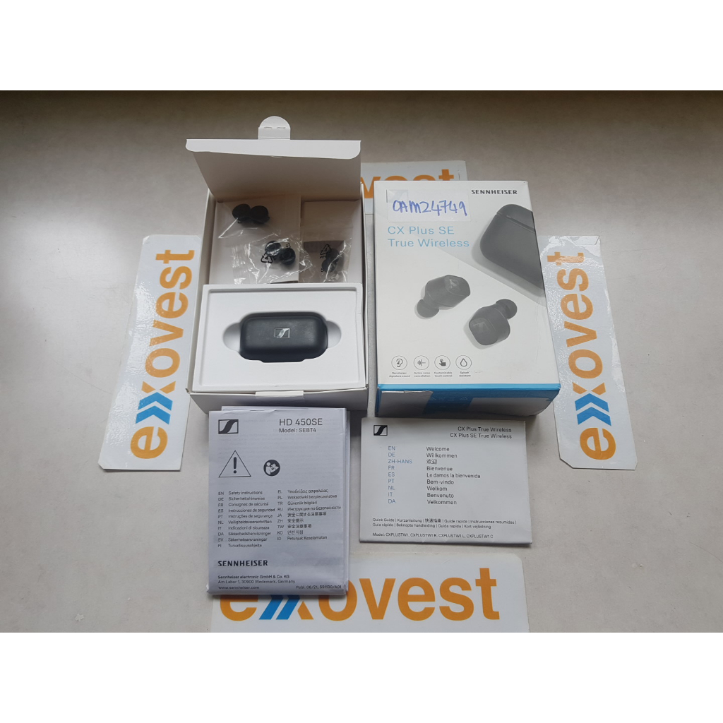 Sennheiser CX Plus True Wireless Earbuds_Warranty 11/2024_Block noise ...