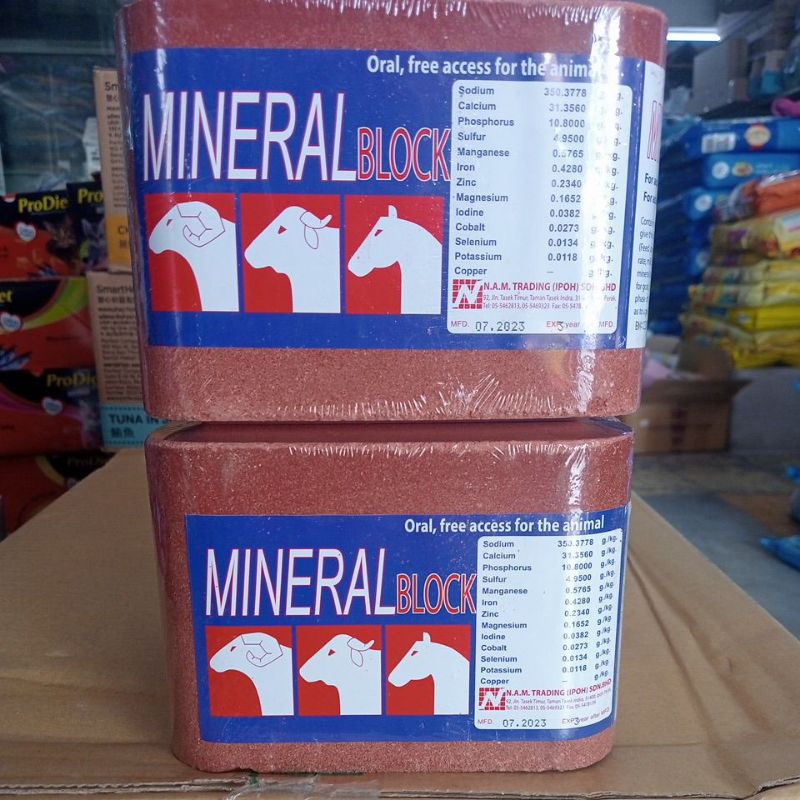5kg mineral block /garam jilat lembut/kambing/kuda | Shopee Malaysia