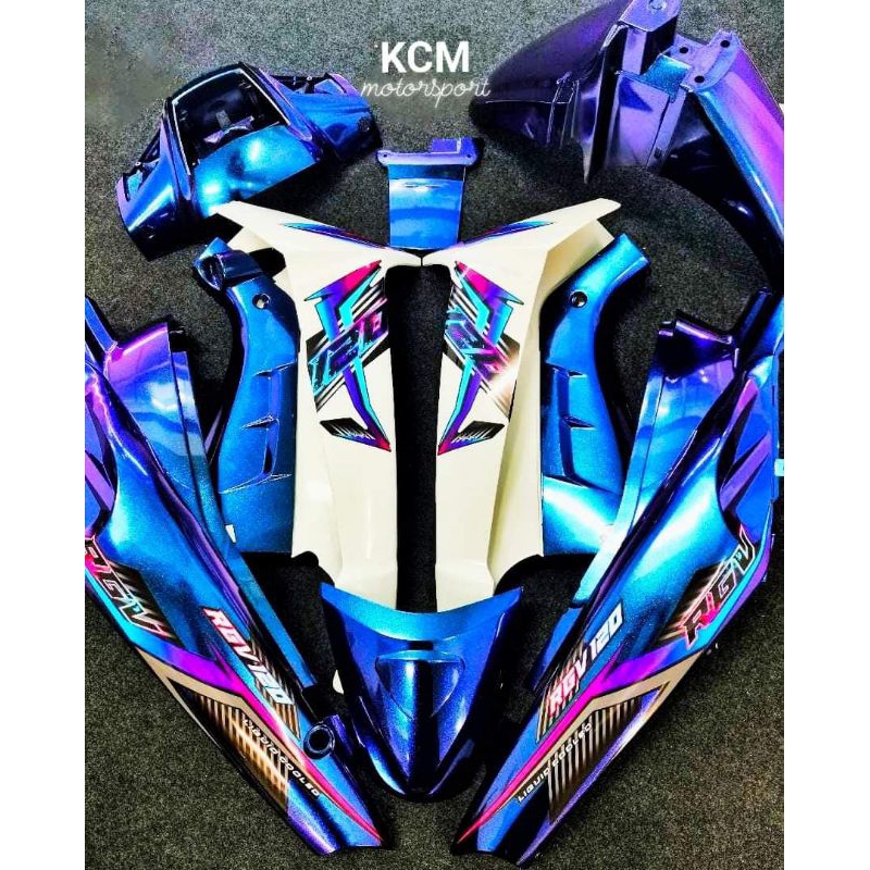 COVERSET SUZUKI RGV 120 / RG SPORT 110 SIAP TAMPAL | Shopee Malaysia