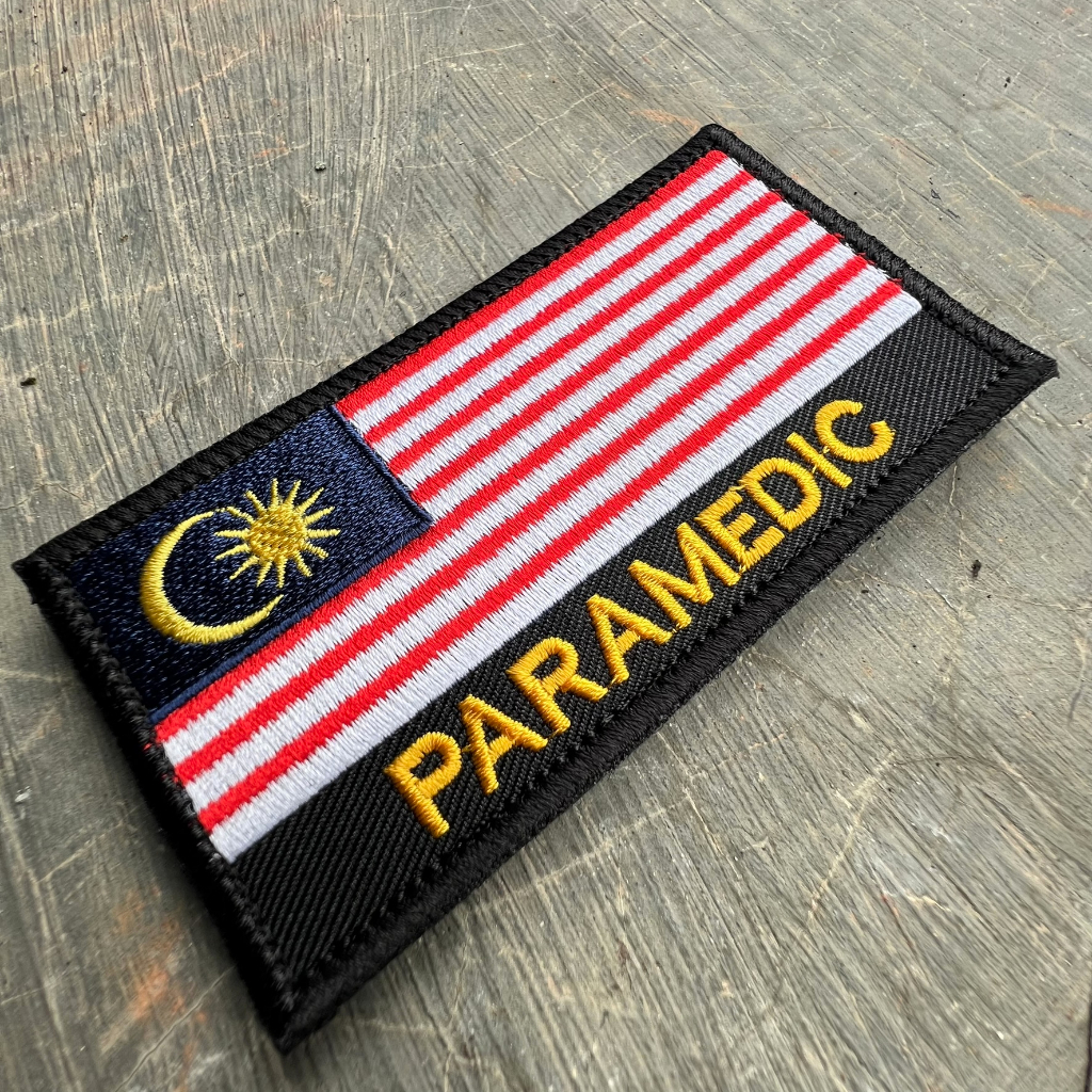 Malaysia Paramedic Embroidered Flag | Shopee Malaysia