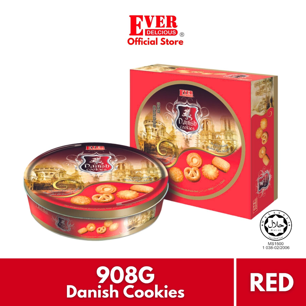 Ever Delicious Danish Cookies - Red (908g) | Shopee Malaysia