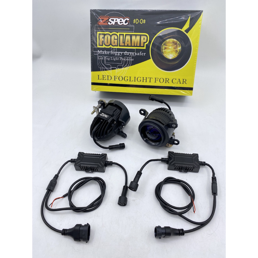 Z Spec Projector LED Fog Light 2 Inch With Toyota Fog Lamp Bracket 3 ...