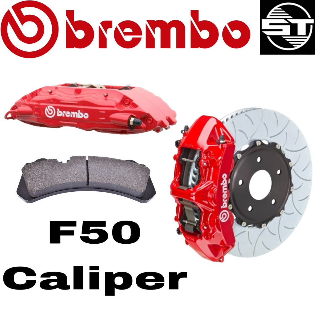 BREMBO F50 BIG 4 POT CALIPER BRAKE KIT FOR PROTON PERODUA HONDA TOYOTA ...