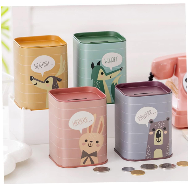Tabung Simpan Duit Syiling Bekas Simpan Pensel Children Coin Bank ...