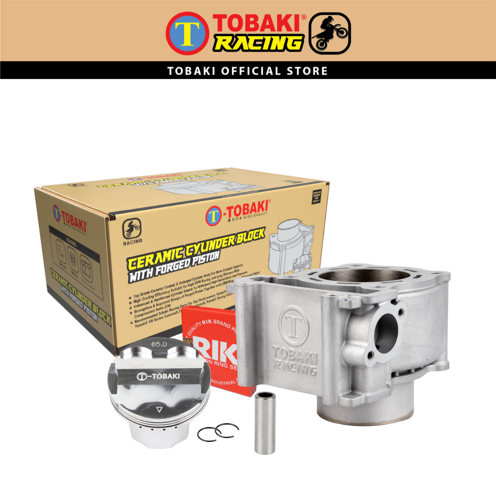 TOBAKI RACING CERAMIC CYLINDER BLOCK + FORGED PISTON FULL SET Y15ZR | Shopee Malaysia