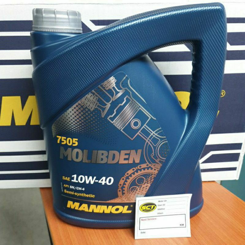 Mannol Molibden *at last Offer* 10w-40 Semi Synthetic 4Liter Oil (warna ...