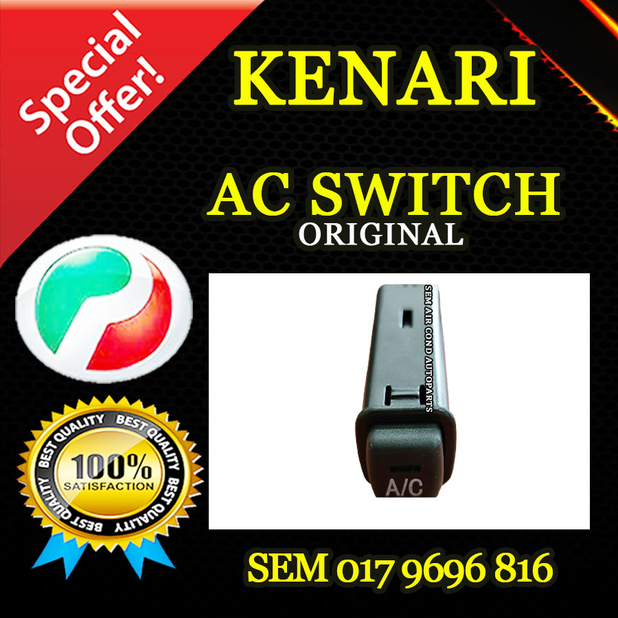 PERODUA KENARI ORIGINAL AC AIRCOND SWITCH (CAR AIRCOND SYSTEM) (A/C ...