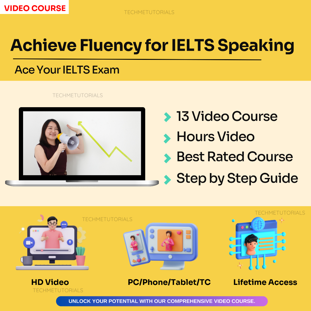 Achieve Fluency for IELTS Speaking - Ace Your IELTS Exam | Shopee Malaysia