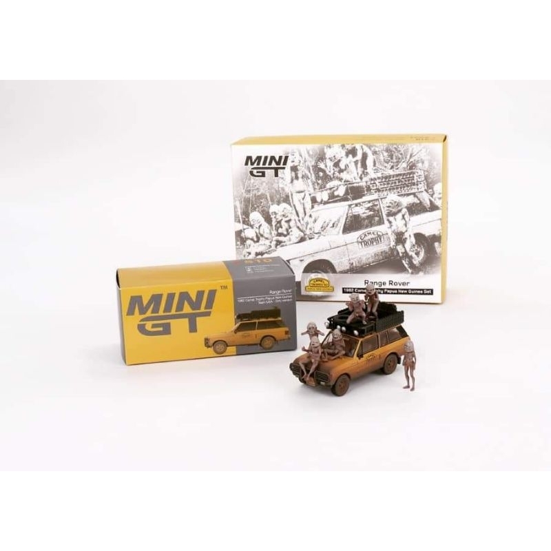 Mini GT Range Rover 1982 Camel Trophy Papua Guinea Team USA | Shopee ...