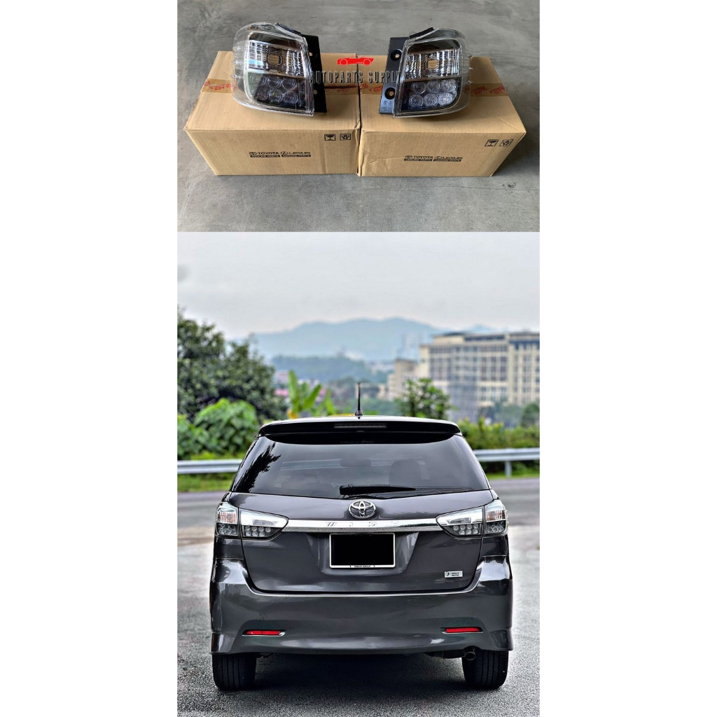 ORIGINAL TOYOTA WISH 2012 - 2023 ZGE20 TAIL LAMP LAMP RH / LH | Shopee ...