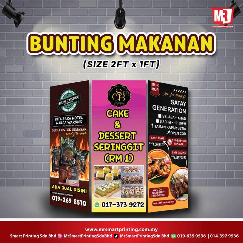 BUNTING WITH PVC PIPE / BUNTING MURAH | Shopee Malaysia