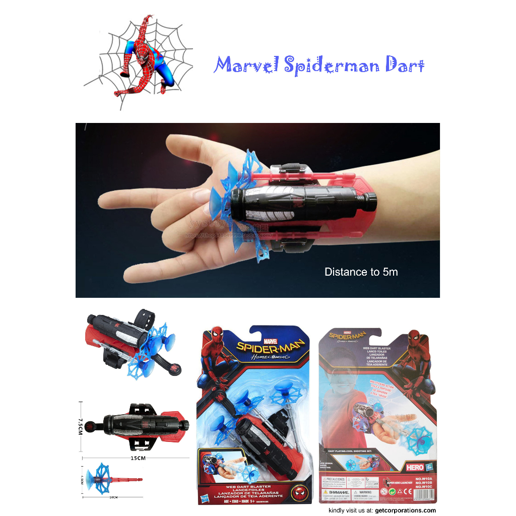 Little World Marvel Spiderman Web Launcher (T10) | Shopee Malaysia