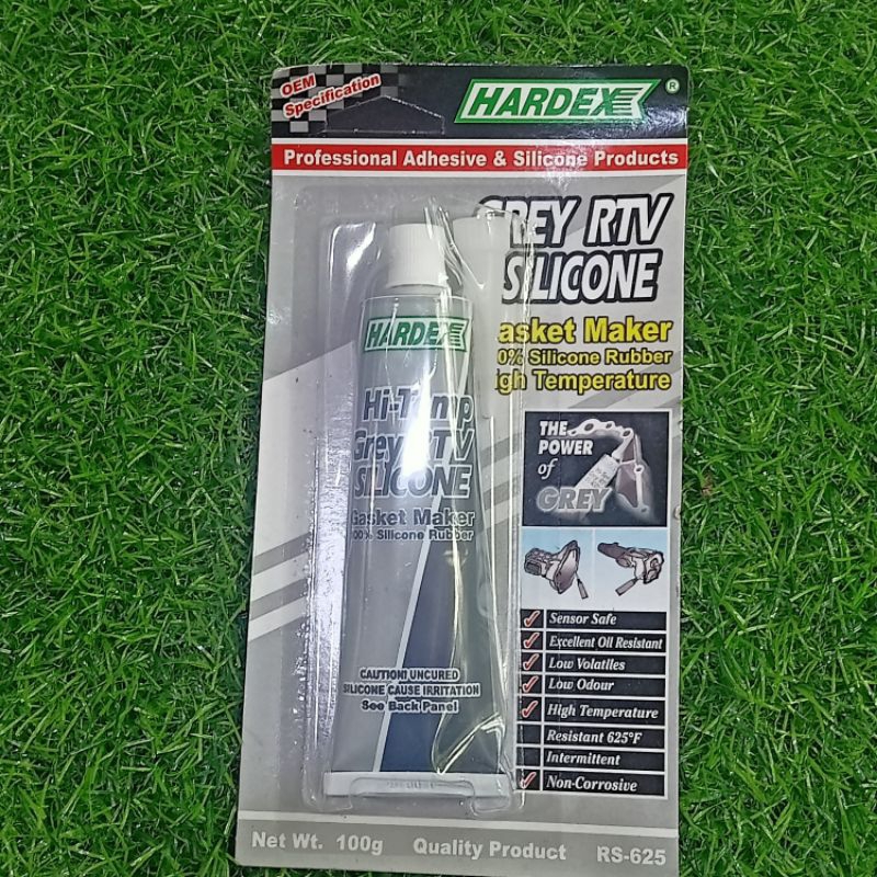 🔥🔥 HARDEX GREY RTV SILICONE / Gam gasket hardex 100 gram | Shopee Malaysia