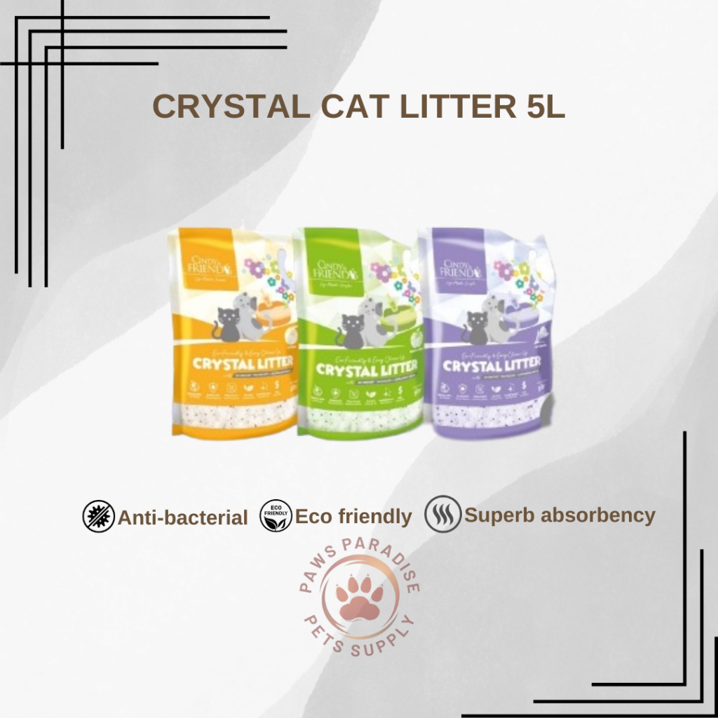 CINDY & FRIENDS CRYSTAL LITTER 5L | Shopee Malaysia