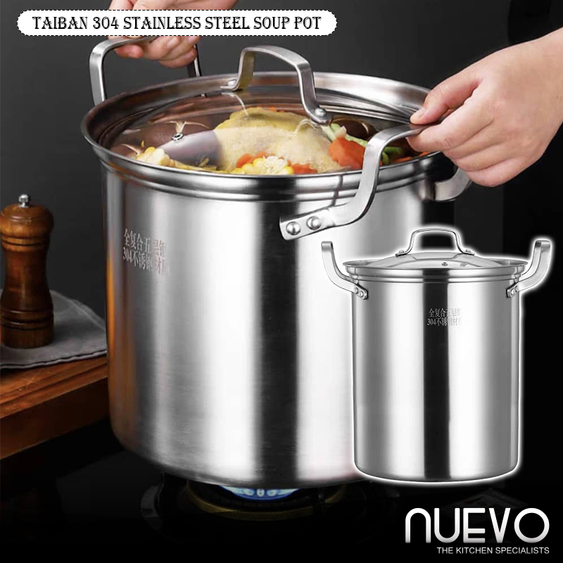 ( Periuk Sup Keluli Tahan Karat ) High Quality SUS304 5Layer Stainless ...