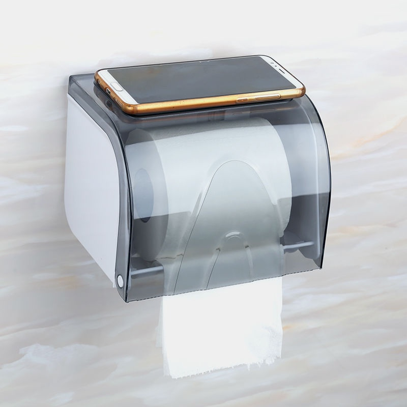 Premium/Viral/Toilet Tissue Paper Roll Holder Box Wall Rack Bekas ...