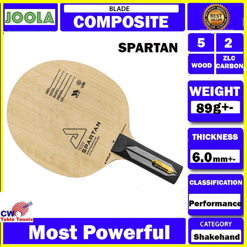 Joola Tezzo Spartan FL Composite Carbon Table Tennis Blade Paddle Bat Racket Ping Pong KAYU ...