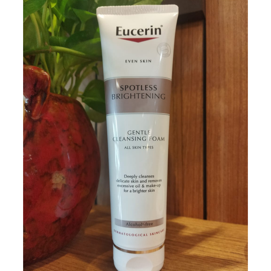 EUCERIN SPOTLESS BRIGHTENING GENTLE CLEANSING FOAM 150G | Shopee Malaysia