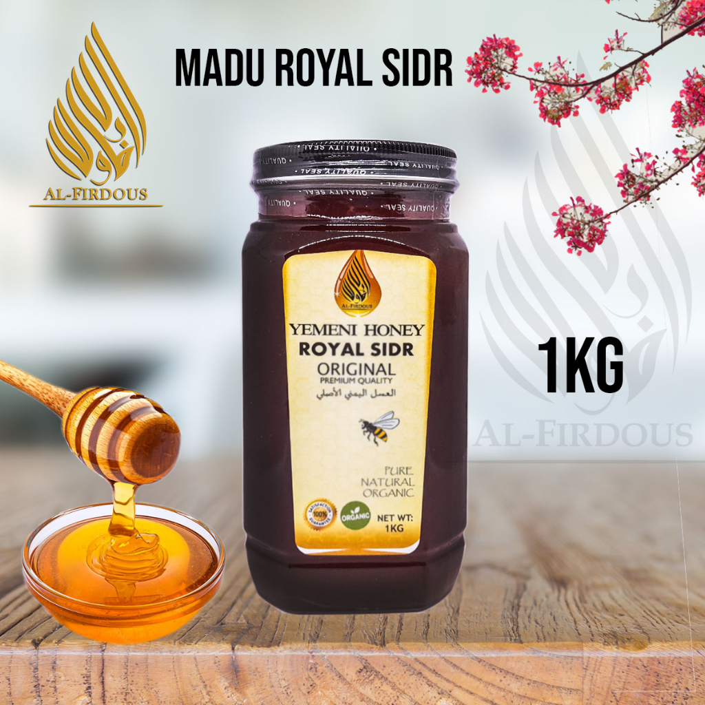 AL FIRDOUS Madu Yaman SIDR l Yemeni Honey Original Premium Quality (1Kg ...