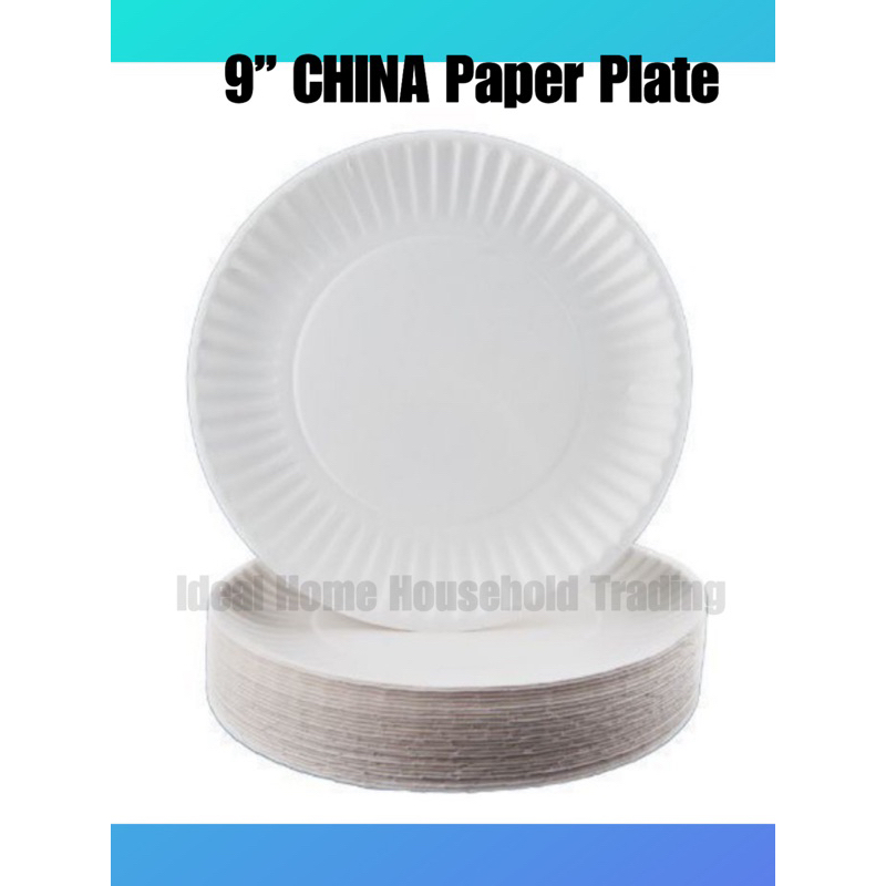 White Paper Plate / Colour Full Paper Plate / Rainbow Paper Cup ...