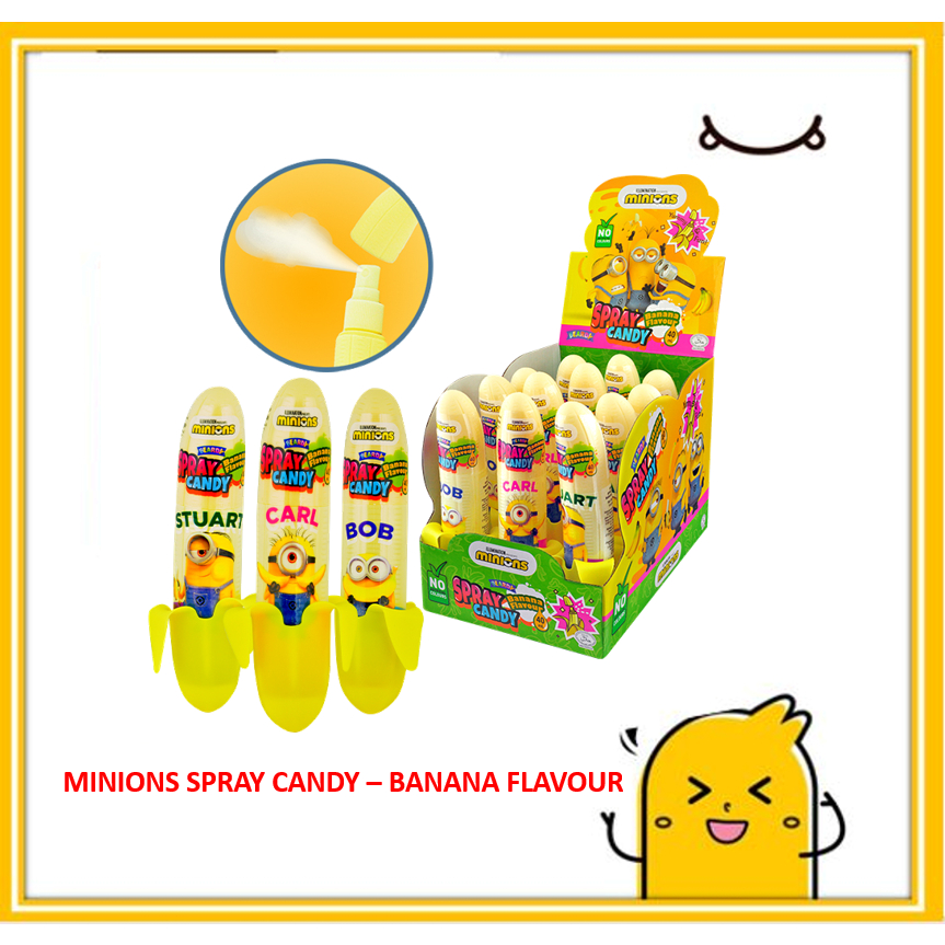 Minion Spray Candy - Banana Flavors 40ml | Shopee Malaysia