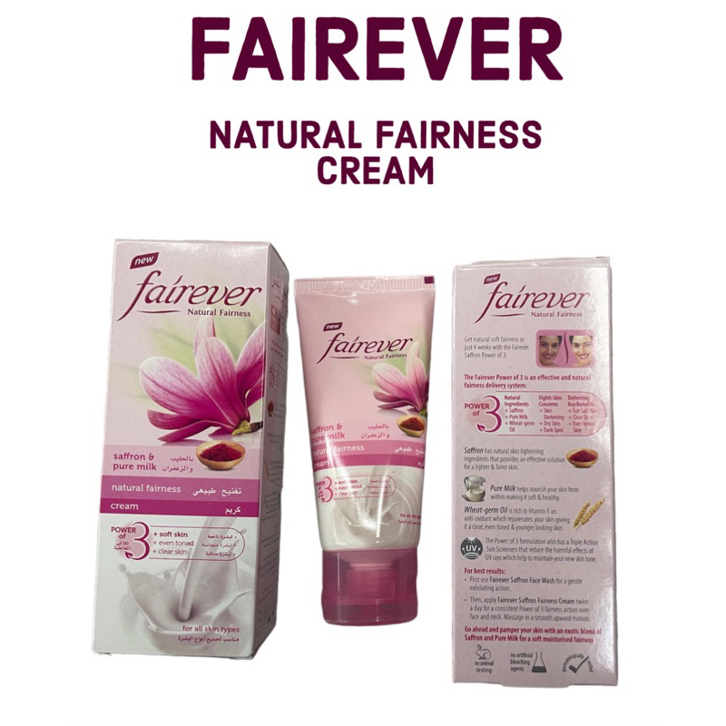 FAIREVER NATURAL FAIRNESS CREAM 50g | Shopee Malaysia