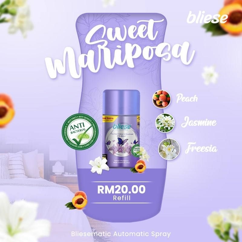 [ ORIGINAL HQ ] Bliese - Bliesematic - Mariposa | Shopee Malaysia