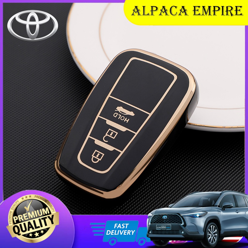 Toyota Corolla Cross Altis Camry RAV4 Car Key Cover Case Holder Casing ...