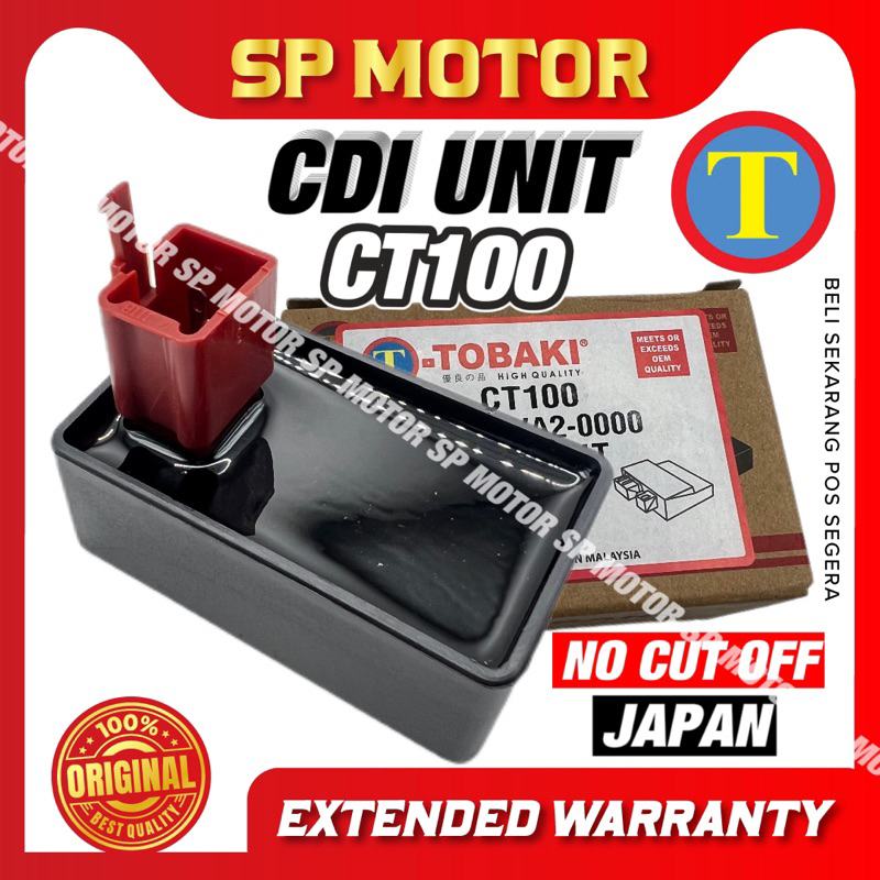 MODENAS CT 100 CT100 CDI UNIT ASSY NO CUT OFF 100% ORI TOBAKI JAPAN ...