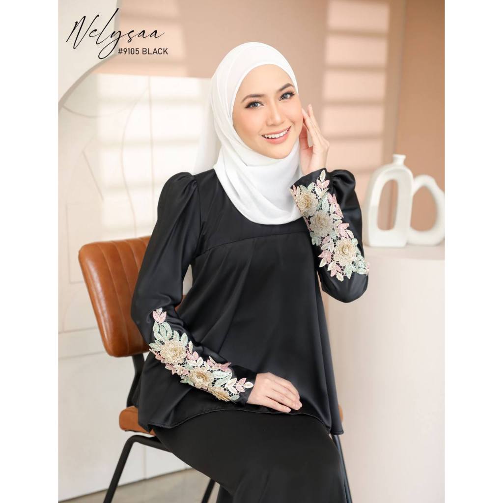 CHICCHOC l NELYSAA KURUNG MODEN 9105 BAJU RAYA READY STOCK | Shopee ...