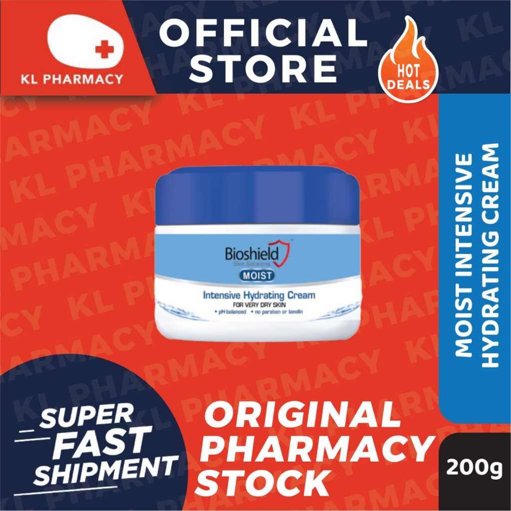 Bioshield Moist Intensive Hydrating Cream 200g | Shopee Malaysia