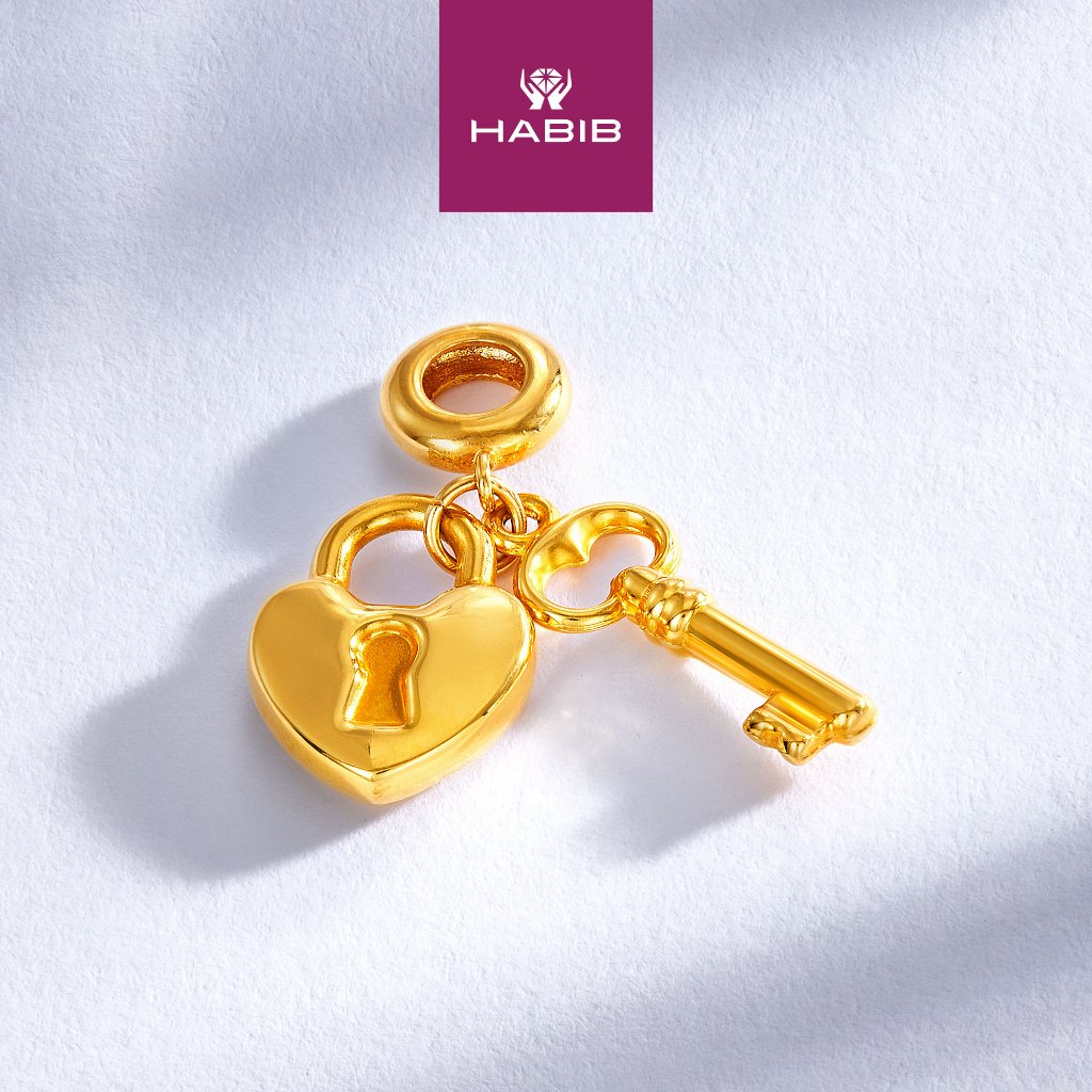 HABIB Oro Italia 916 Yellow Gold Charm GCM90061020 | Shopee Malaysia