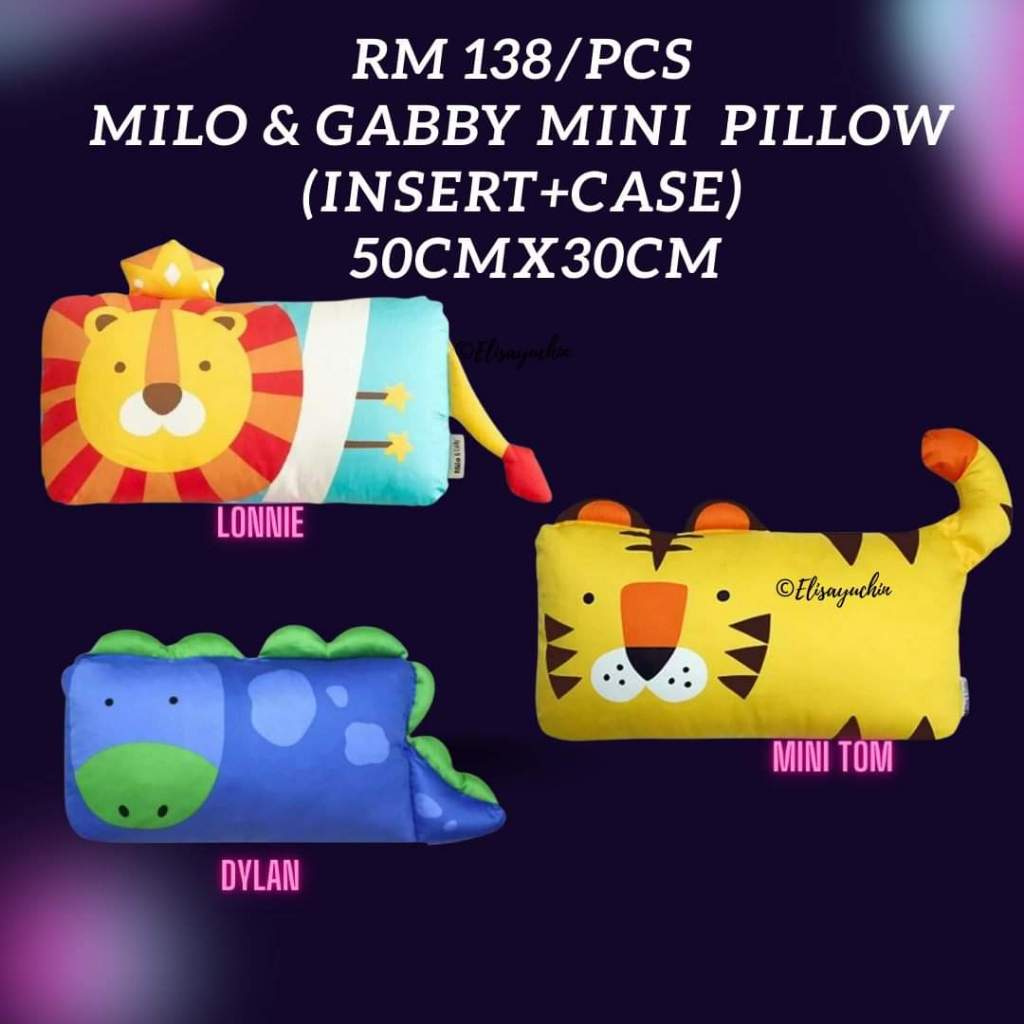 MILO & GABBY MINI PILLOW (INSERT + CASE) | Shopee Malaysia