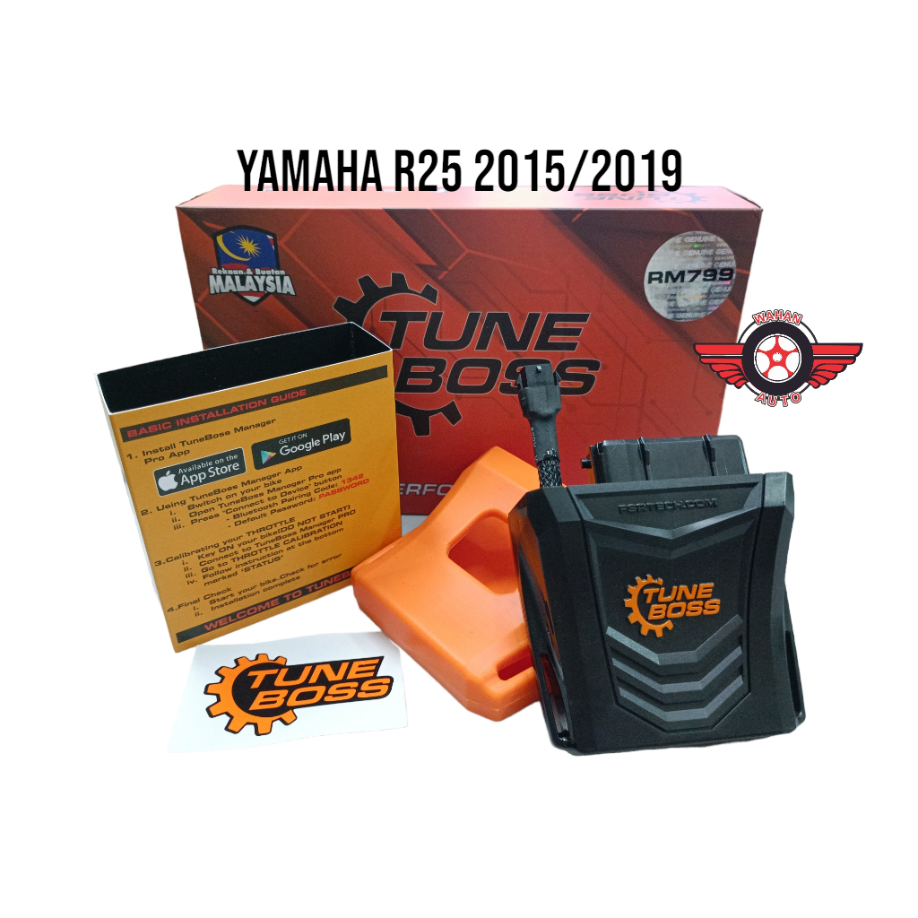 ECU TUNEBOSS TUNE BOSS Y15 V1, Y15 V2, FZ150i 2016, LC135 Fi, MT15, Y16 ...