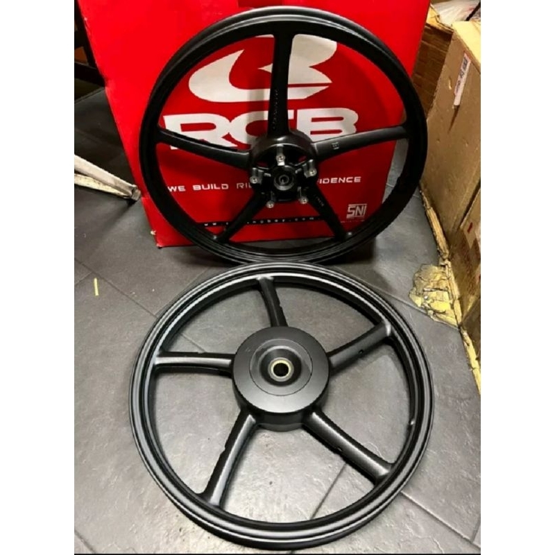 RCB SP522 Vario 125 & 150 Black ( Kilat Hitam ) Sport Rim With Bearing ...