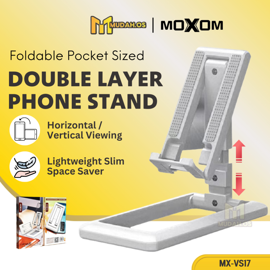 MOXOM Phone Holder Foldable Phone Holder MDVS17 Pemegang Handphone ...
