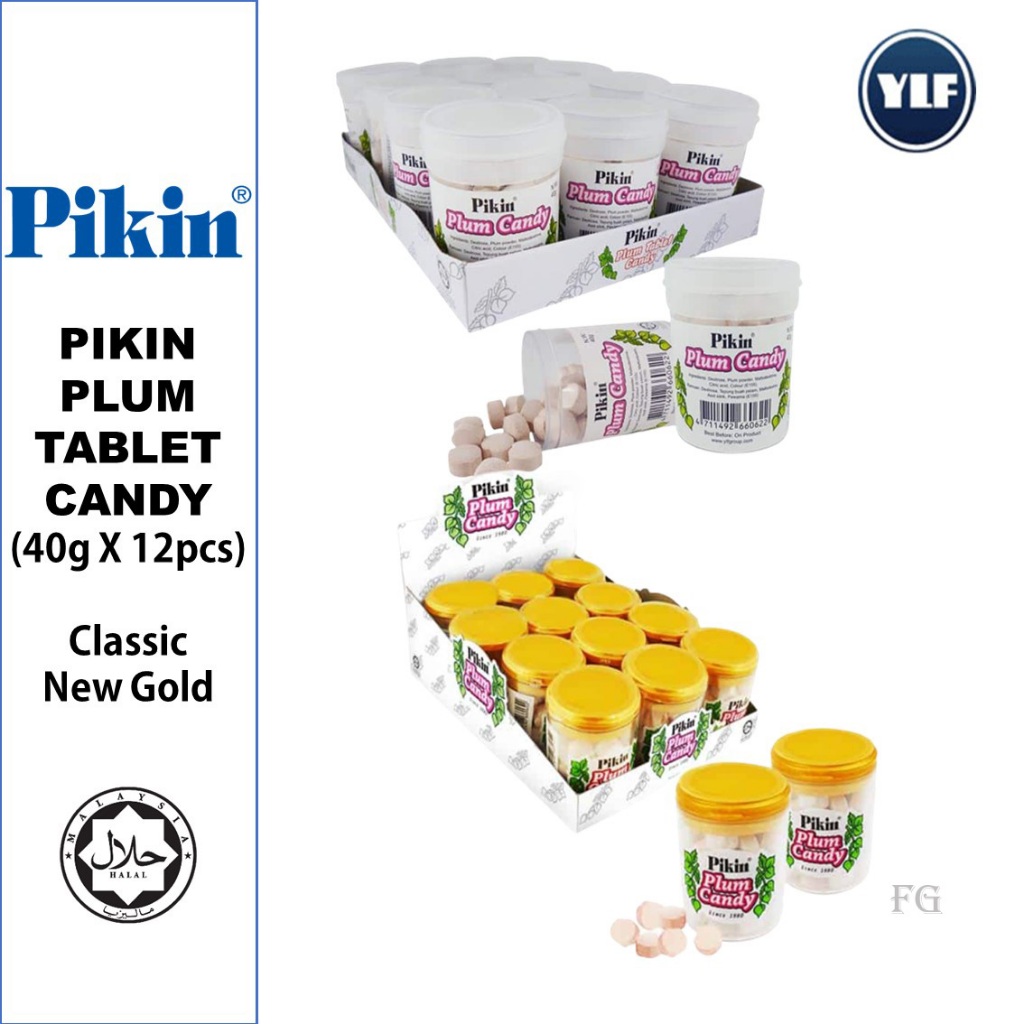 PIKIN PLUM TABLET CANDY (40gx12pcs) | Shopee Malaysia