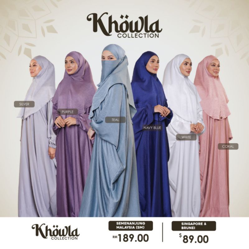 NUNHA SET BALQEES/ JUBAH ZULAIKHA/JUBAH HALIMA (READY STOCK) | Shopee ...