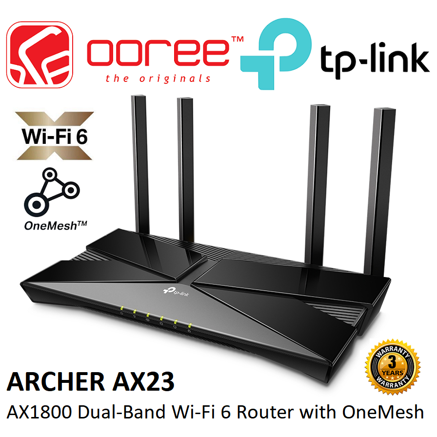 TP-LINK ARCHER AX23 AX1800 DUAL-BAND WI-FI 6 ROUTER WITH PARENTAL ...