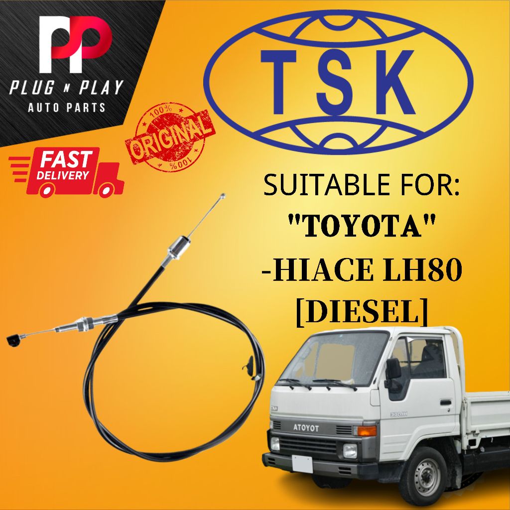 TOYOTA HIACE LH80 [ DIESEL ] TSK ACCELERATOR CABLE ( ACC CABLE ) MINYAK ...