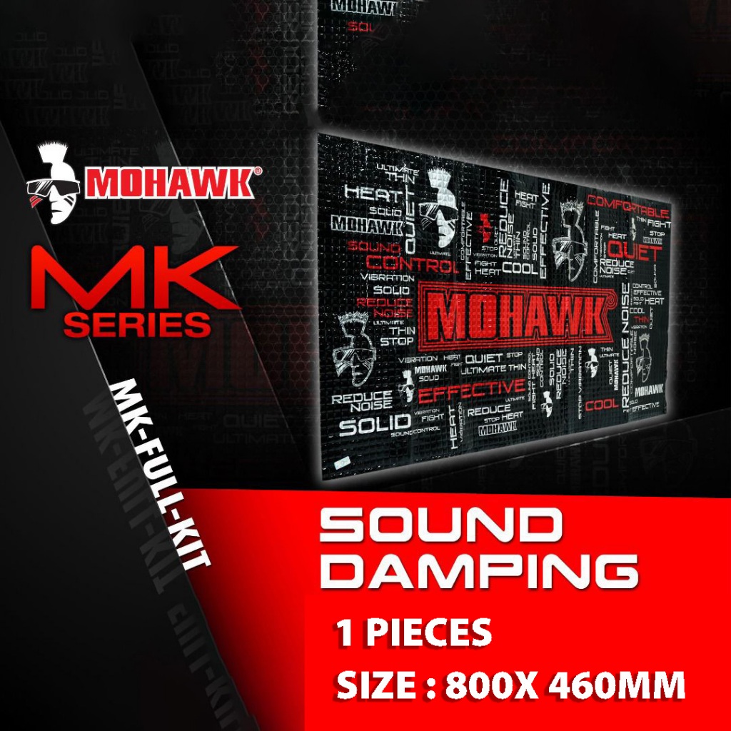 Mohawk Sound Damping MK-FULL Damping 800x460mm(1pieces) | Shopee Malaysia