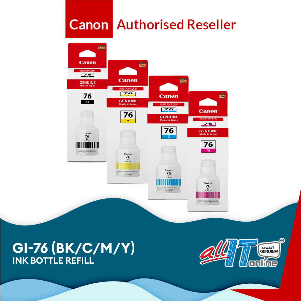 Canon GI-76 Ink Bottle Refill for Canon Maxify GX3070 GX4070 GX5070 ...