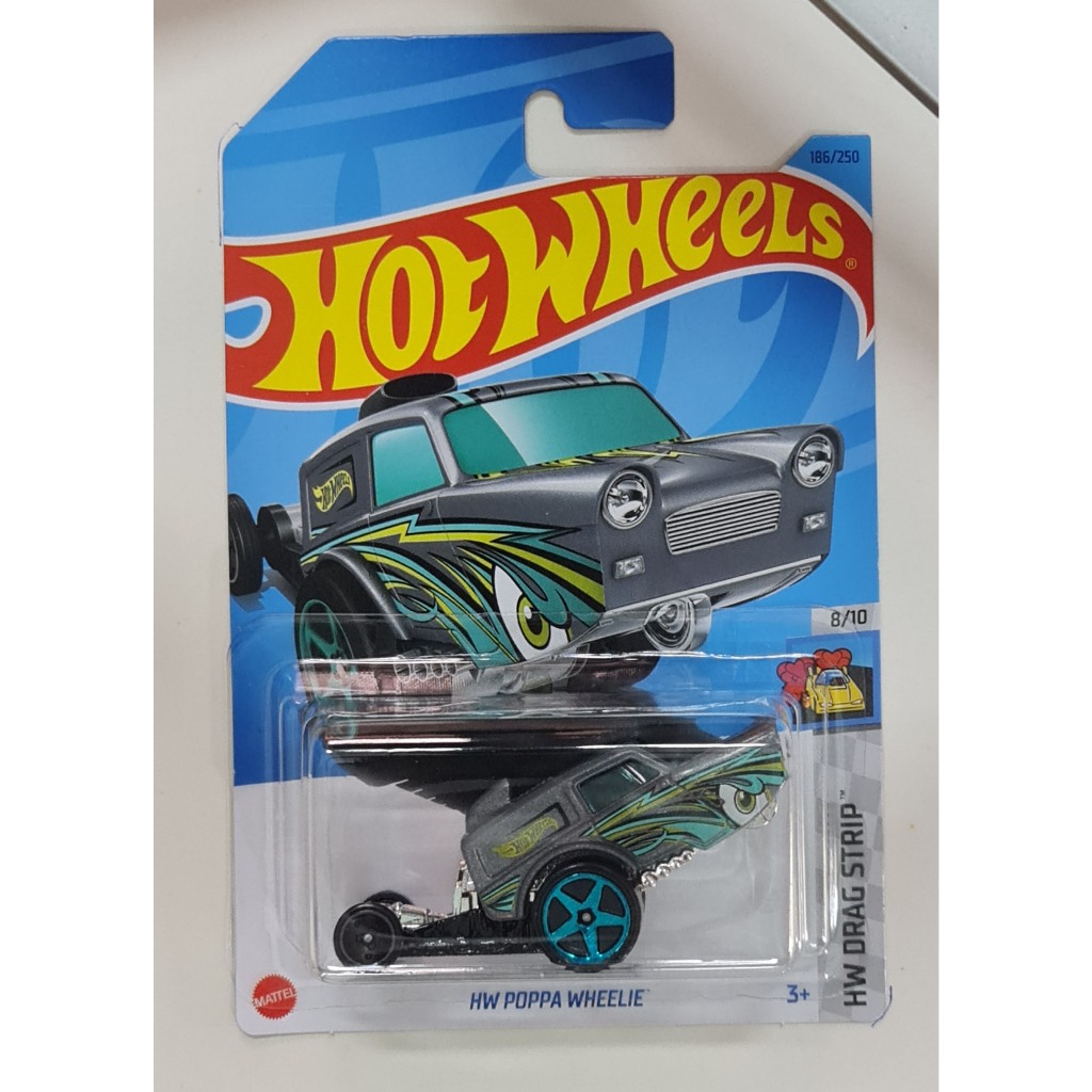 HW POPPA WHEELIE - Hot Wheels - HW Drag Strip | Shopee Malaysia