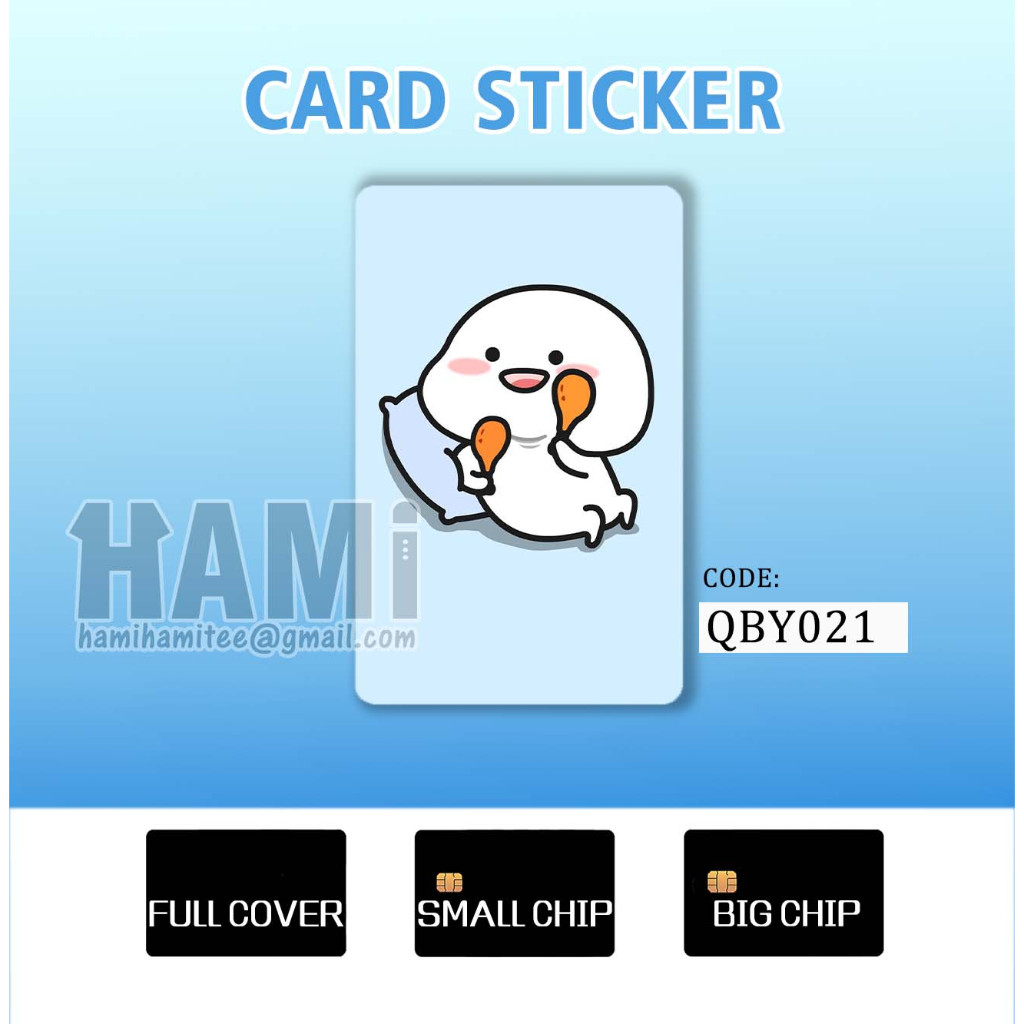 QUBY touch n go card sticker - QUBY card sticker - Quby card sticker ...