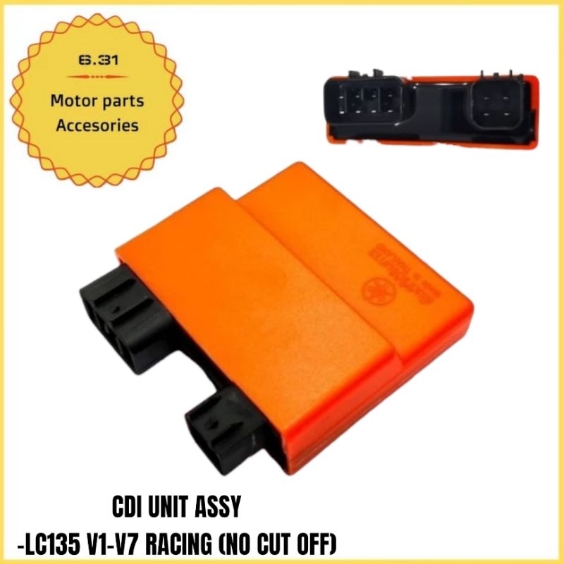 YAMAHA LC135 135LC V1 V2 V3 V4 V5 V6 V7 NO CUT OFF RACING CDI UNIT ASSY THAI CDI UNIT ONLY FOR ...