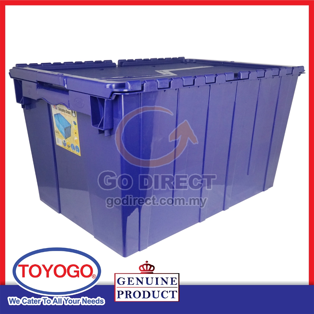 TOYOGO 126L Lockable Container (4630) Heavy Duty Plastic Stackable ...