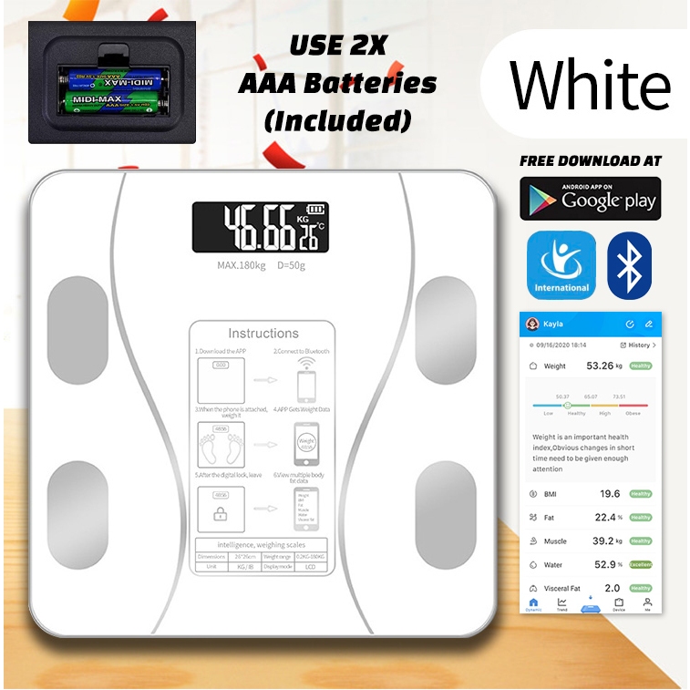 iScale SE Digital Body Scale High Accuracy Weight Scale Electronic ...