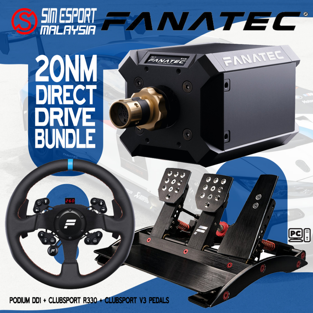 Fanatec Podium DD1 Race Bundle | Shopee Malaysia