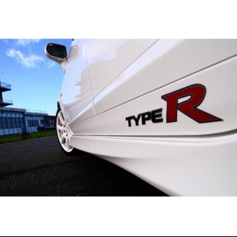 (Ready Stock) K589# 2pcs Civic FD Type R Car Side Door Vinyl Decal ...